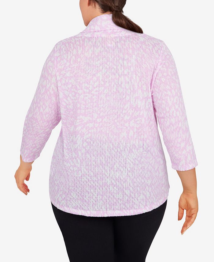 Ruby Rd. Plus Size Abstract Animal Top & Reviews - Tops - Plus Sizes ...