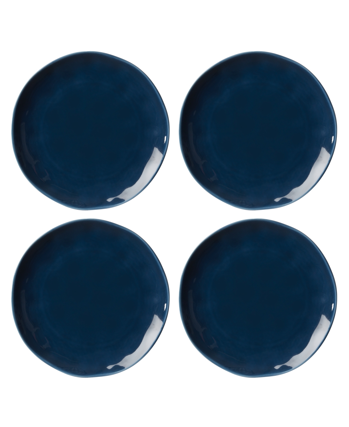 Click here for Lenox Bay Solid Colors Accent Plates  Set of 4 - W... prices