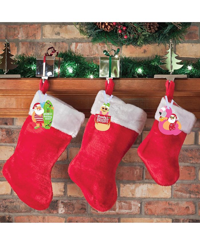Big Dot of Happiness Tropical Christmas - Beach Santa Holiday Decor ...