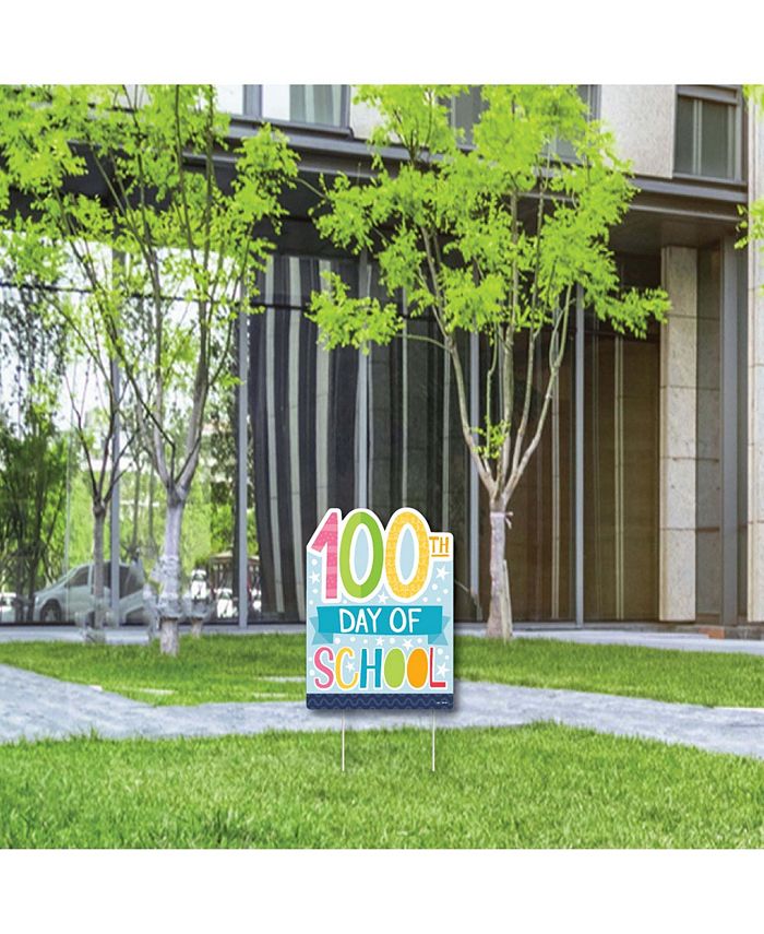 Big Dot of Happiness Happy 100th Day of School - Party Decorations ...