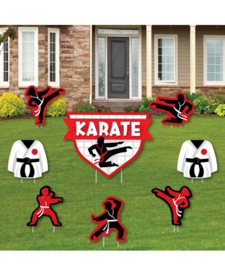 Big Dot of Happiness Karate Master - Lawn Decorations - Martial Arts ...