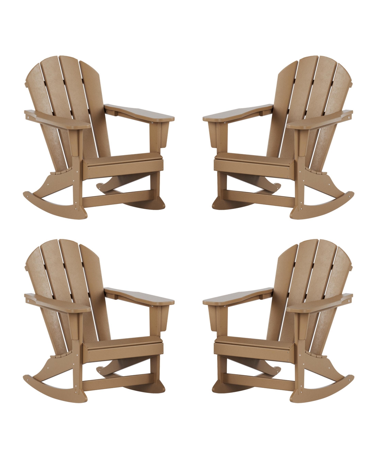 Click here for WestinTrends Outdoor Adirondack Rocking Chair (Set... prices