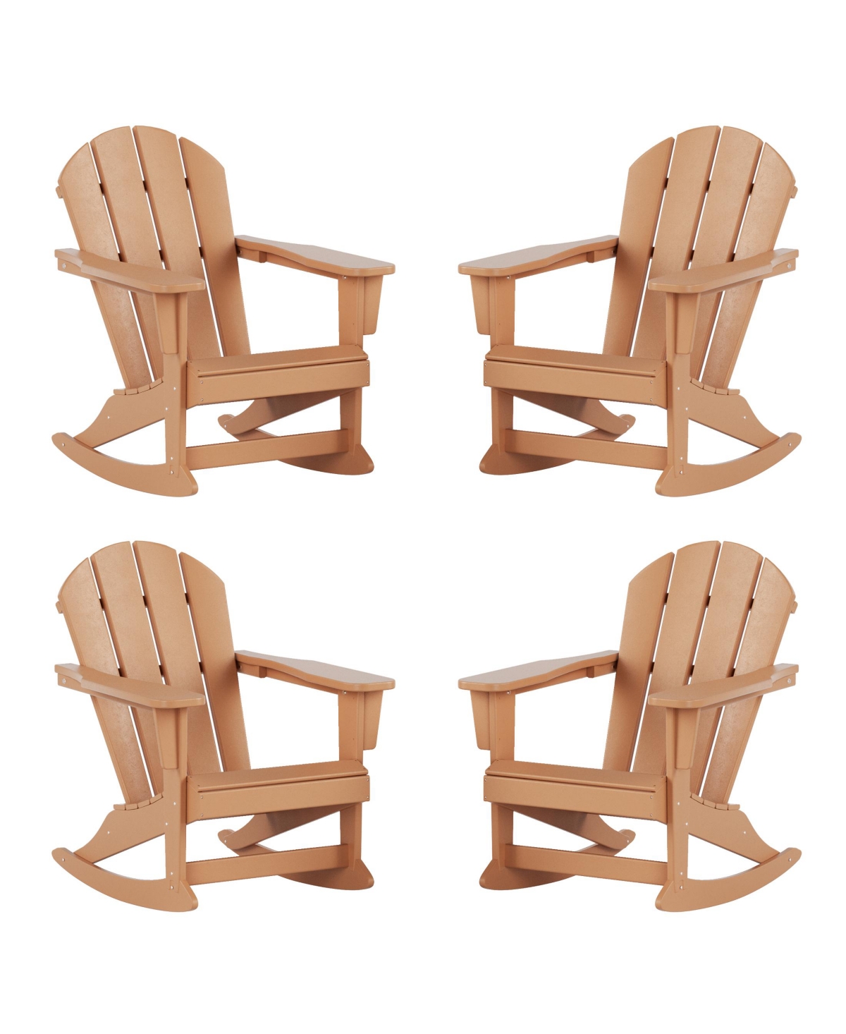Click here for WestinTrends Outdoor Adirondack Rocking Chair (Set... prices