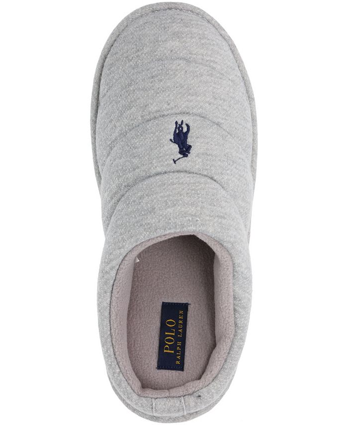 Polo Ralph Lauren Men's Emery Quilted Tech Fleece Clog Slipper - Macy's