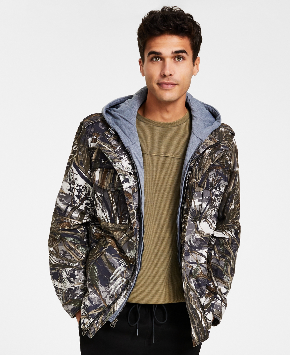 Click here for Levis Mens Sherpa Lined Two Pocket Hooded Trucker... prices