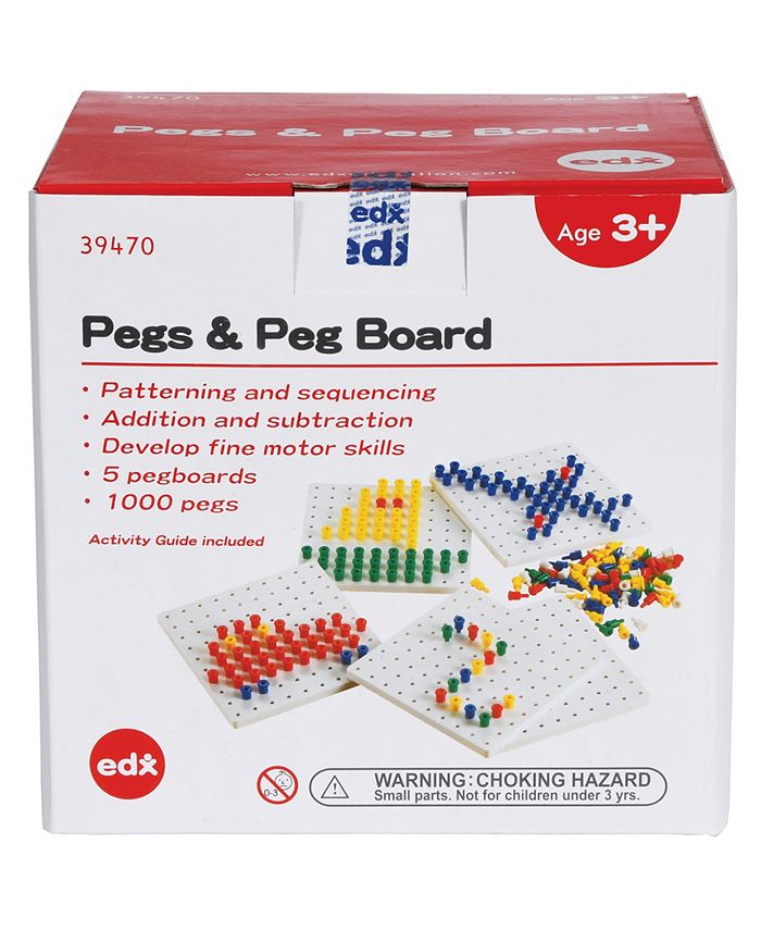 edxeducation Pegs Pegboards Set - Macy's