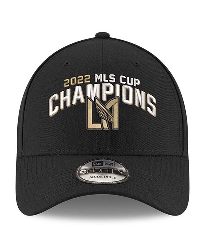 New Era Men's Black LAFC 2022 MLS Cup Champions 9FORTY Adjustable Hat ...