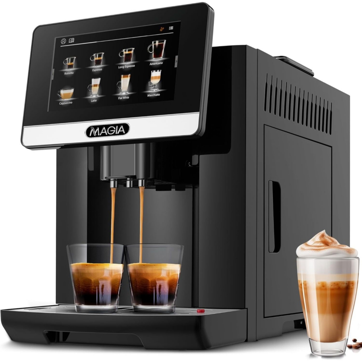Zulay Kitchen Magia Super Automatic Coffee Espresso Touch Screen ... Zulay Kitchen Magia Super Automatic Coffee Espresso Touch Screen ...