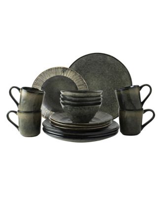 Dutch Rose Amsterdam 16 Pc. Dinnerware Set, Service for 4 - Macy's