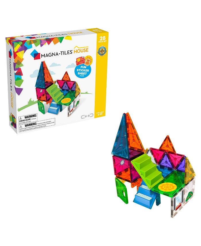Magna-Tiles® MAGNA-TILESA MAGNA-TILES House 28-Piece Magnetic ...