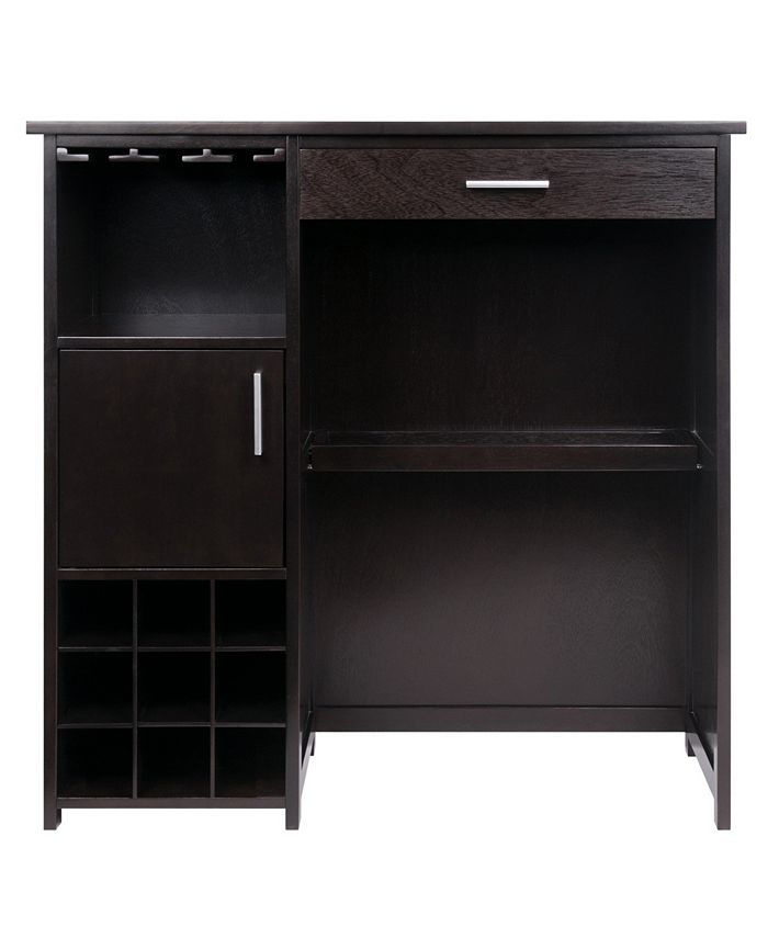 Winsome Moscato 40" Wood Wine Bar - Macy's