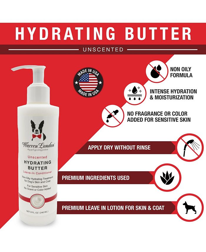 Warren London Hydrating Butter | Leave In Dog Conditioner Lotion for ...