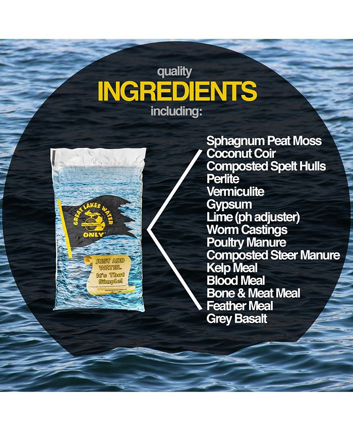 DNC Great Lakes All Natural Water Only Soil, 15 Pound Bag - Macy's