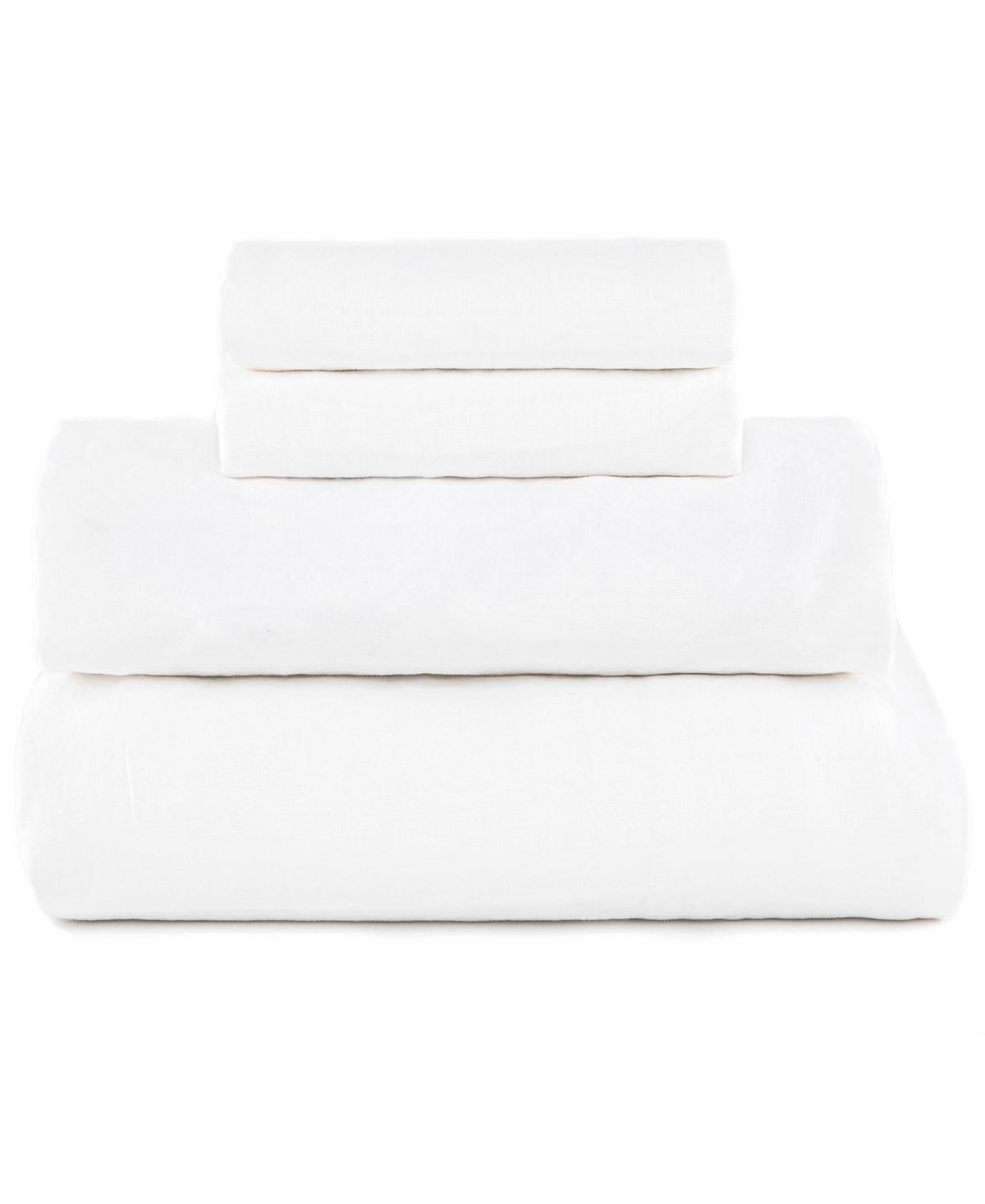 Click here for 100 French Linen Sheet Set - King - White prices