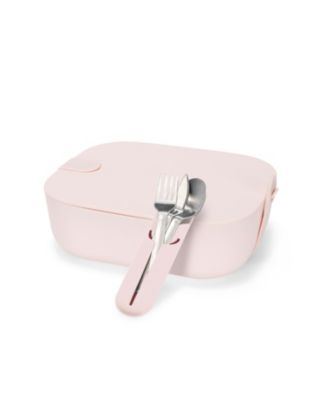 2 Lunch Box + Utensil Set - Blush - Macy's