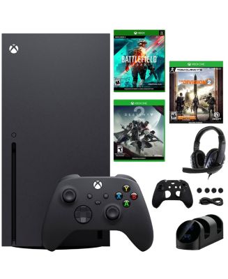Xbox Series X 1TB Console w/ Battlefield 2042 + 2 Games & Accessories ...