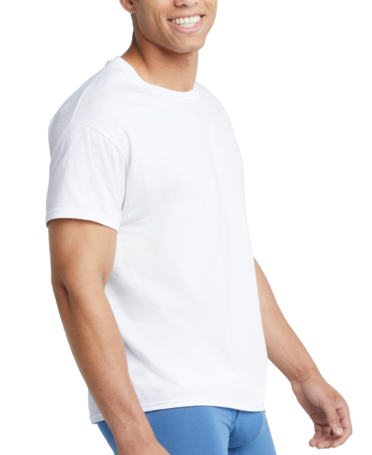 Click here for Hanes Mens 6-Pack Ultimate Crewneck Undershirts -... prices