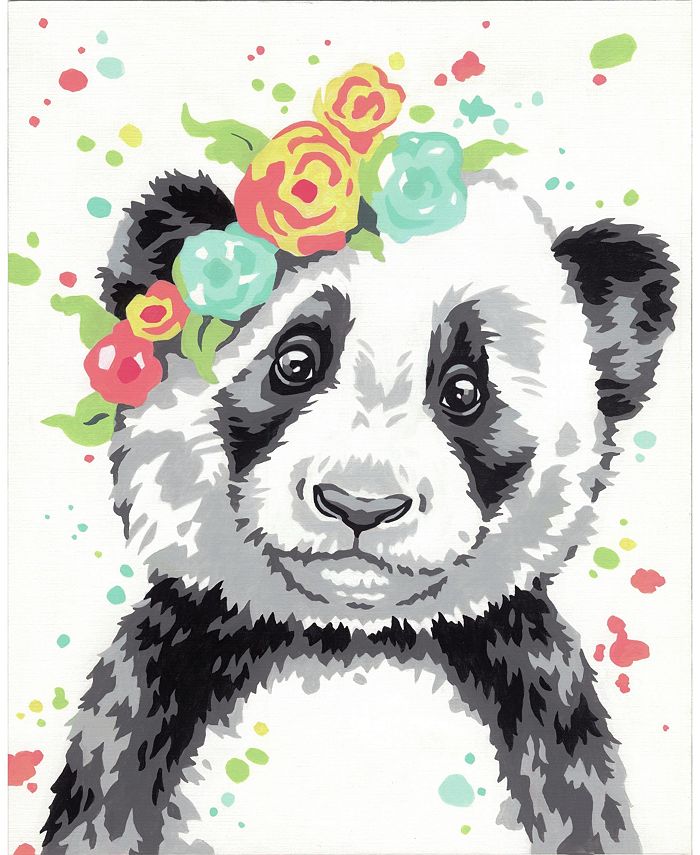 Paint Works Paint By Number Kit -Panda - Macy's