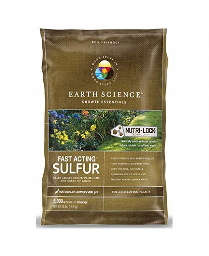 Earth Science 11883-80 Fast Acting Soil Sulphur, 25 Lbs - Macy's