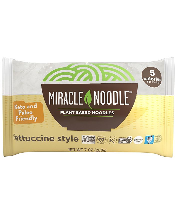 Miracle Noodle Fettuccine Pasta Noodle 6 Pack - Macy's