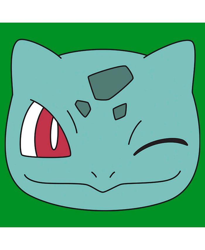 Nintendo Boy's Pokemon Bulbasaur Wink Face Portrait Child T-Shirt - Macy's