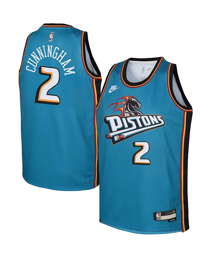Nike Big Boys Cade Cunningham Teal Detroit Pistons 2022/23 Swingman ...