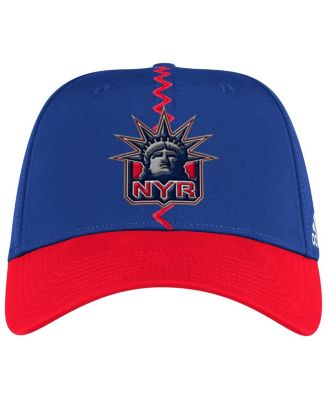 Men's adidas Royal New York Rangers Reverse Retro 2.0 Flex Fitted Hat ...