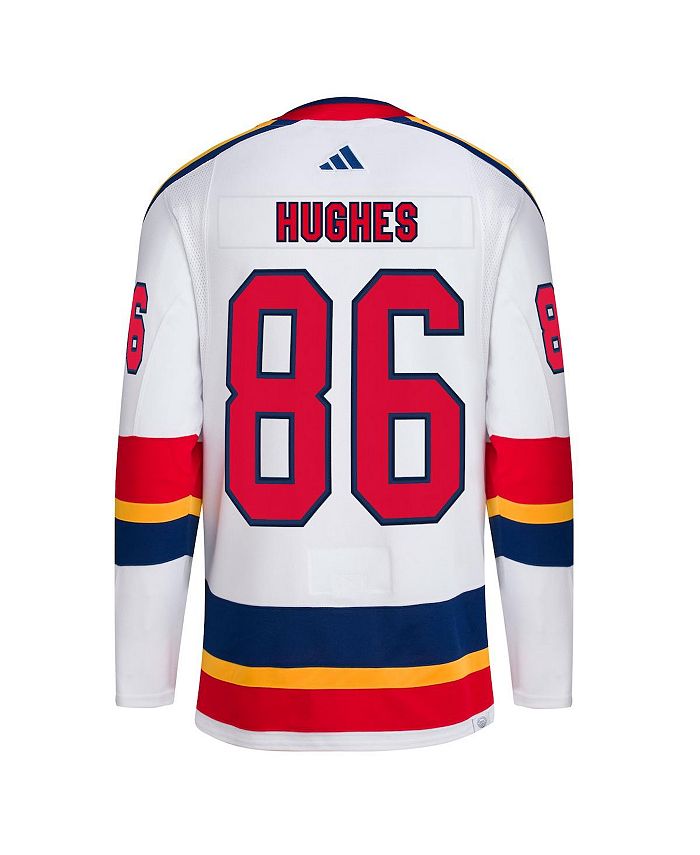 adidas Men's Jack Hughes White New Jersey Devils Reverse Retro 2.0 ...