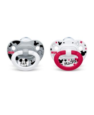 NUK Baby Disney Mickey Mouse Orthodontic Pacifiers, 2 Pack - Macy's
