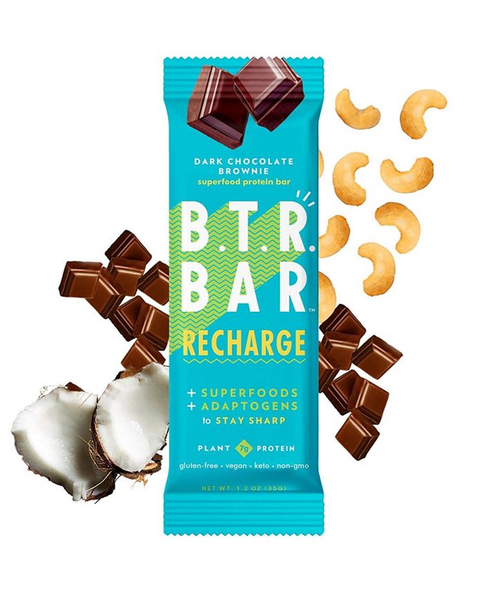 BTR Nation B.T.R. Bar Superfood Keto Protein Bars, Plant Based Vegan ...