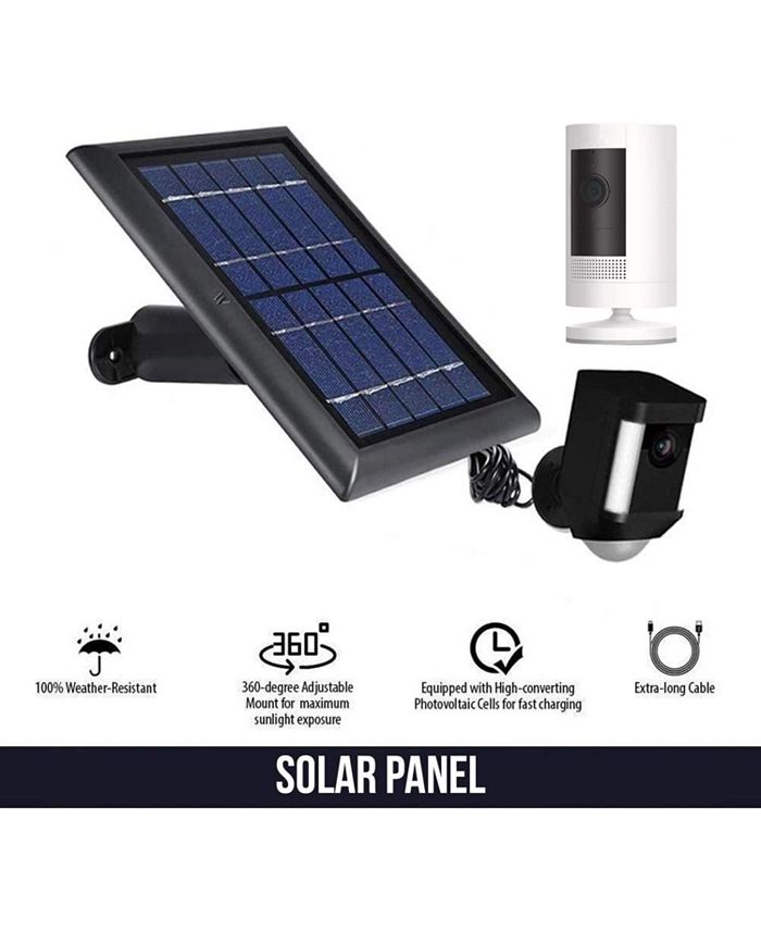 Wasserstein Solar Panel Compatible with Spotlight Cam Battery & All-New ...