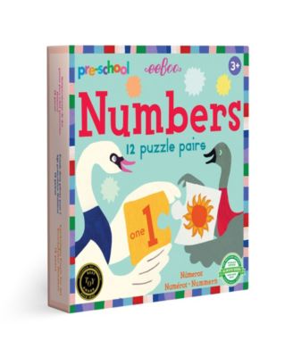 Eeboo 24 Piece Love Preschool Numbers Puzzle Pairs - Macy's