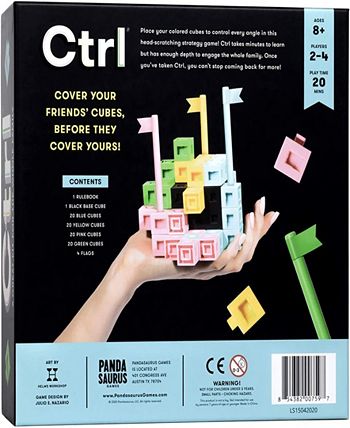 Pandasaurus Games Ctrl Family-Friendly Cube Building Game 86 Piece Set ...