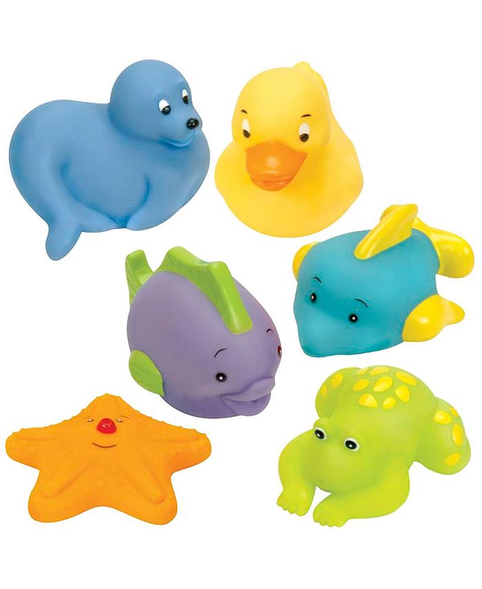 Battat My Bath Buddies Squeeze Toys - Set of 17 - Macy's