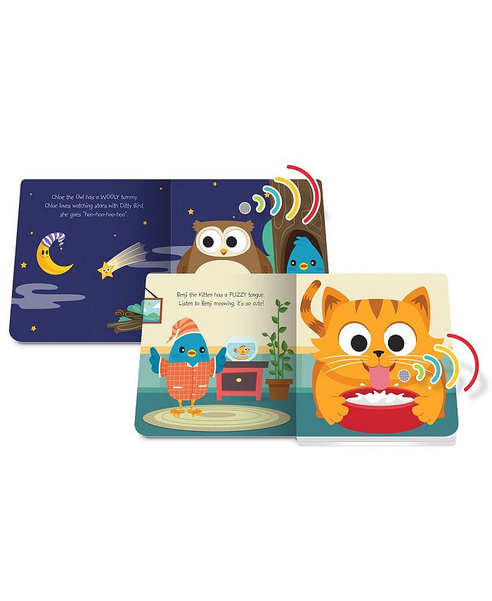 Ditty Bird Farm Animal and Cute Animal Touch and Feel Sound Books - Set ...