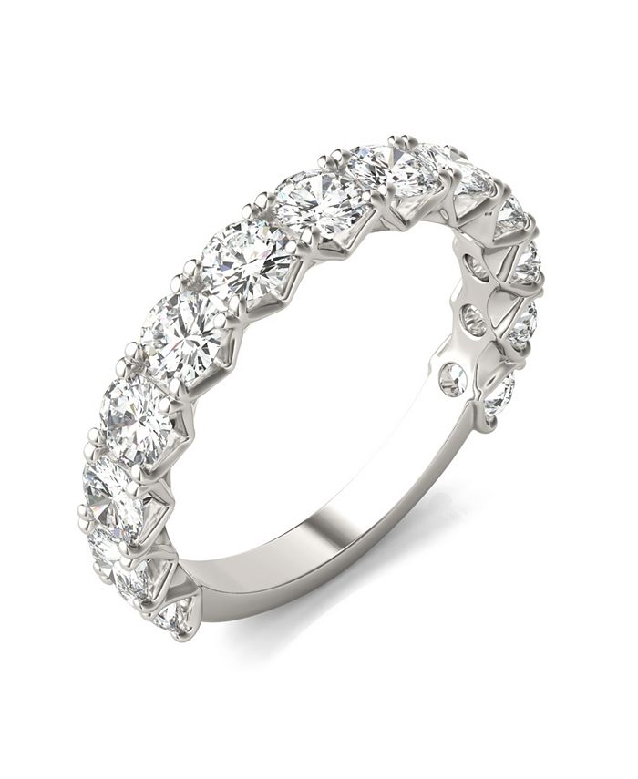 Charles & Colvard Moissanite Anniversary Band (2 Ct. t.w. Diamond ...