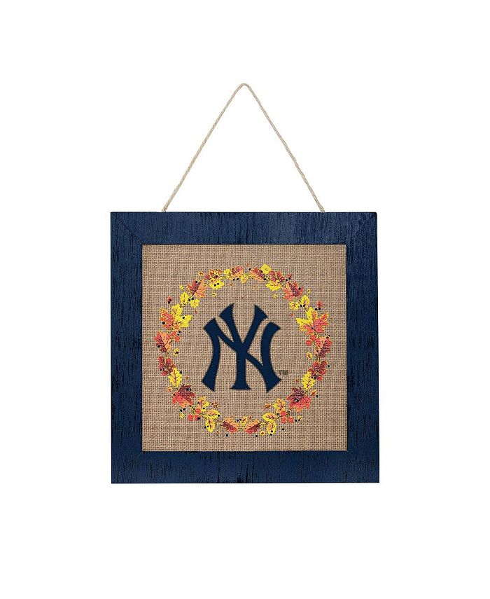 FOCO New York Yankees 12'' Double-Sided Burlap Sign - Macy's