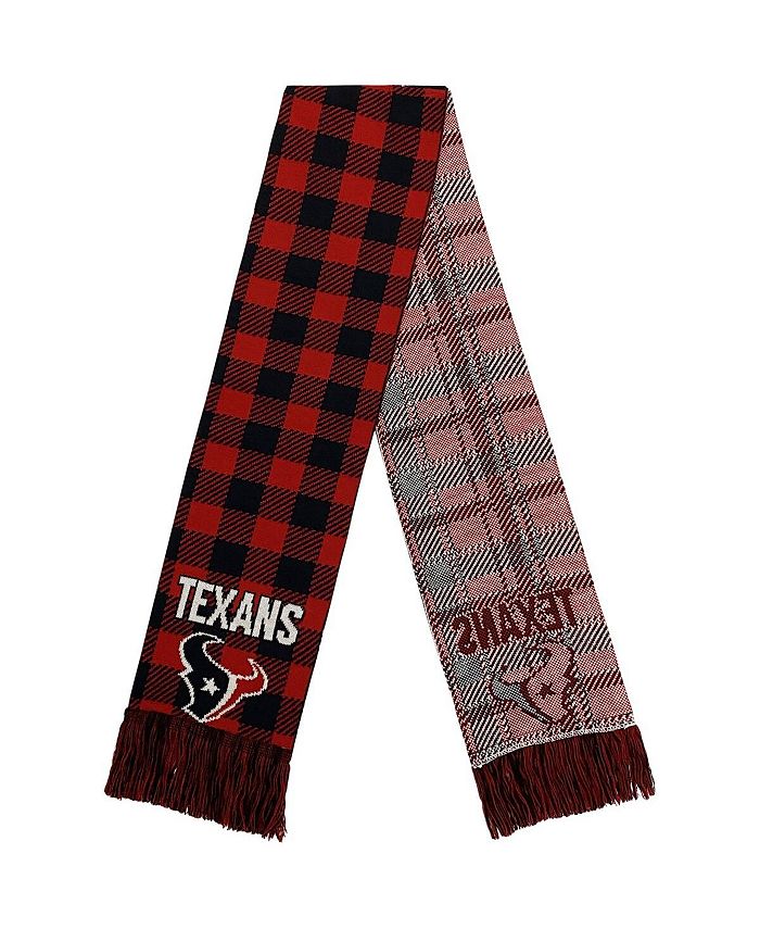 FOCO Women's Houston Texans Plaid Color Block Scarf - Macy's