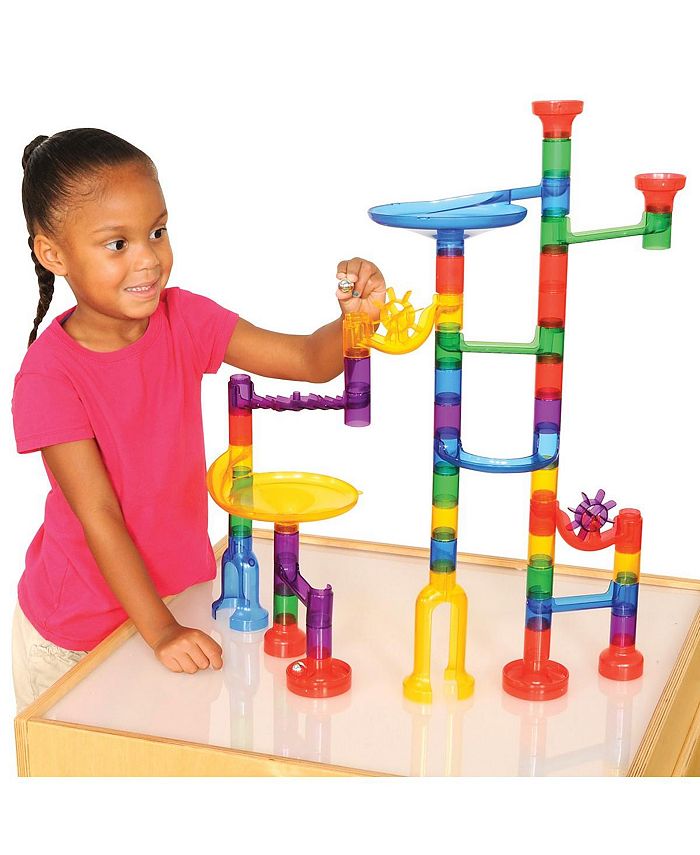 Edushape Transparent Marble Run - 48 Piece - Macy's