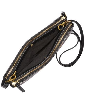 Fossil Devon Polyvinyl Chloride Crossbody Bag - Macy's