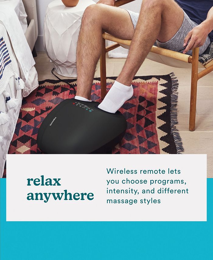 Homedics 3-in-1 Pro Heated Foot Massager - Macy's