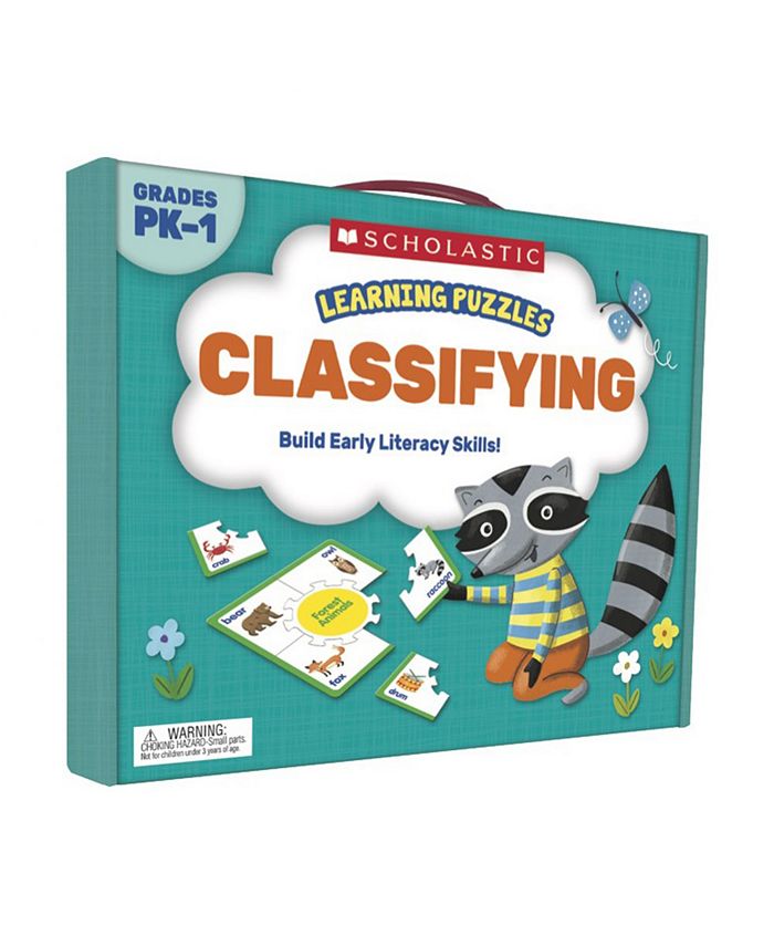 Scholastic Beginning To Read Puzzle Set - Vowels, Rhyming, Classifying ...