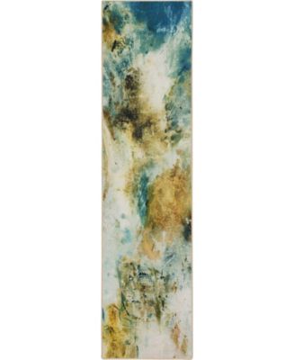 Mohawk Prismatic Shoreline 2' x 5' Runner Area Rug - Macy's
