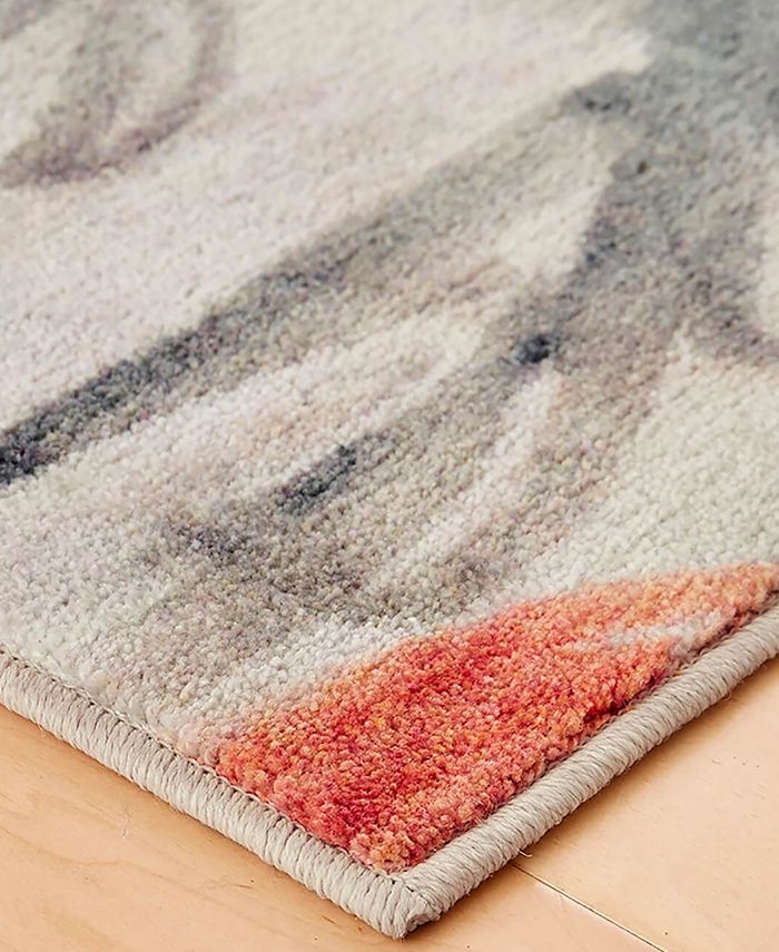 Mohawk Prismatic Watercolor Floral 3' x 5' Area Rug - Macy's