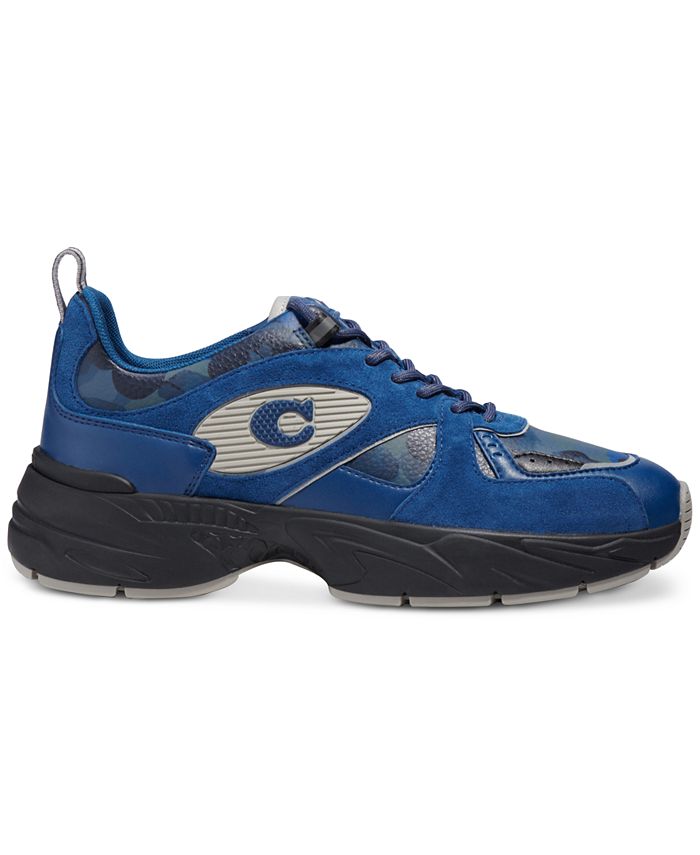 COACH Men's Tech Runner Camouflage Lace-Up Running Sneakers - Macy's