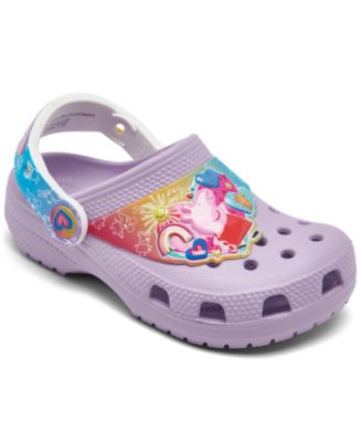 Crocs Big Girls Peppa Pig Classic Clogs from Finish Line - Macy's