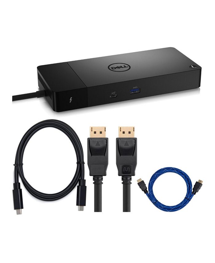 Dell Wd22Tb4 Thunderbolt 4 Dock With Cable Display Port And Hdmi Cable ...