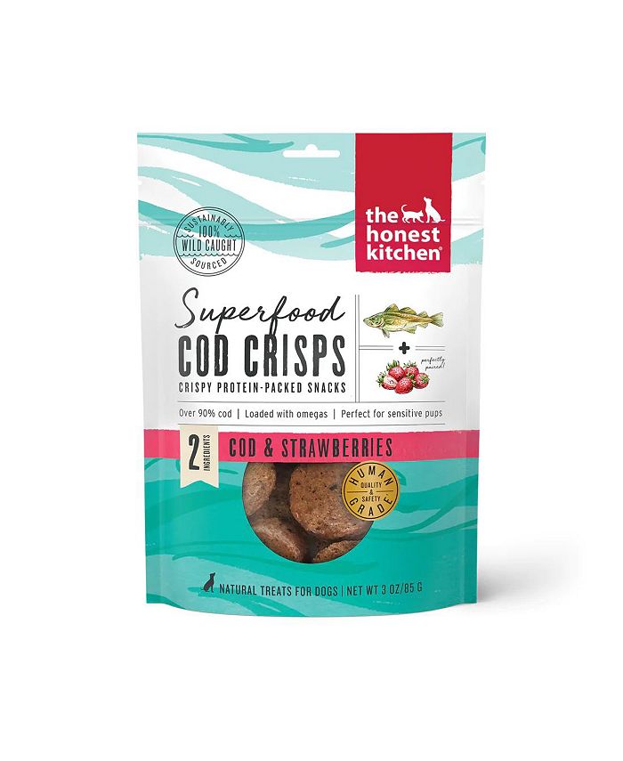 The Honest Kitchen Dog Trt Crisp Cod Straw - Case of 6-3 OZ - Macy's
