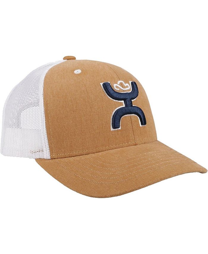 Hooey Big Boys Tan, White Dallas Cowboys Logo Trucker Snapback Hat - Macy's
