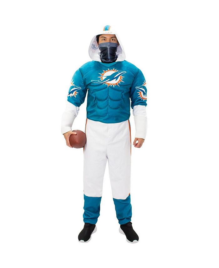 Jerry Leigh Men's Aqua Miami Dolphins Game Day Costume - Macy's